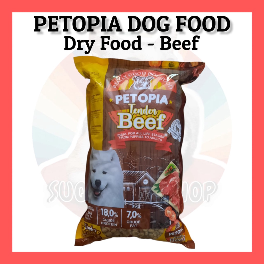 Jual PETOPIA DRY FOOD MAKANAN ANJING 1KG | Shopee Indonesia