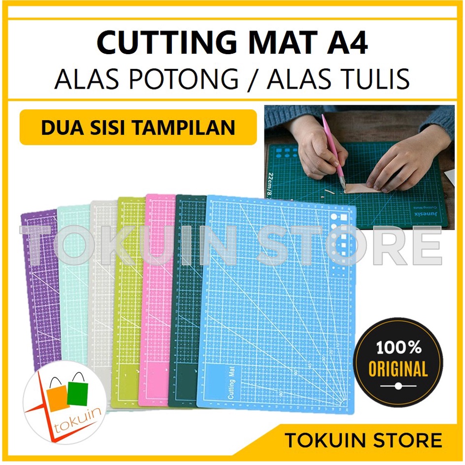 Jual Work Cutting Mat A4 Alas Potong Kertas Cutter Desktop Pad Matt A4 PVC | Shopee Indonesia