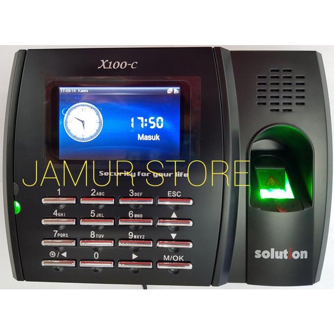Jual Solution X100C Mesin Absensi / Mesin Finger Print Solution X100C ...