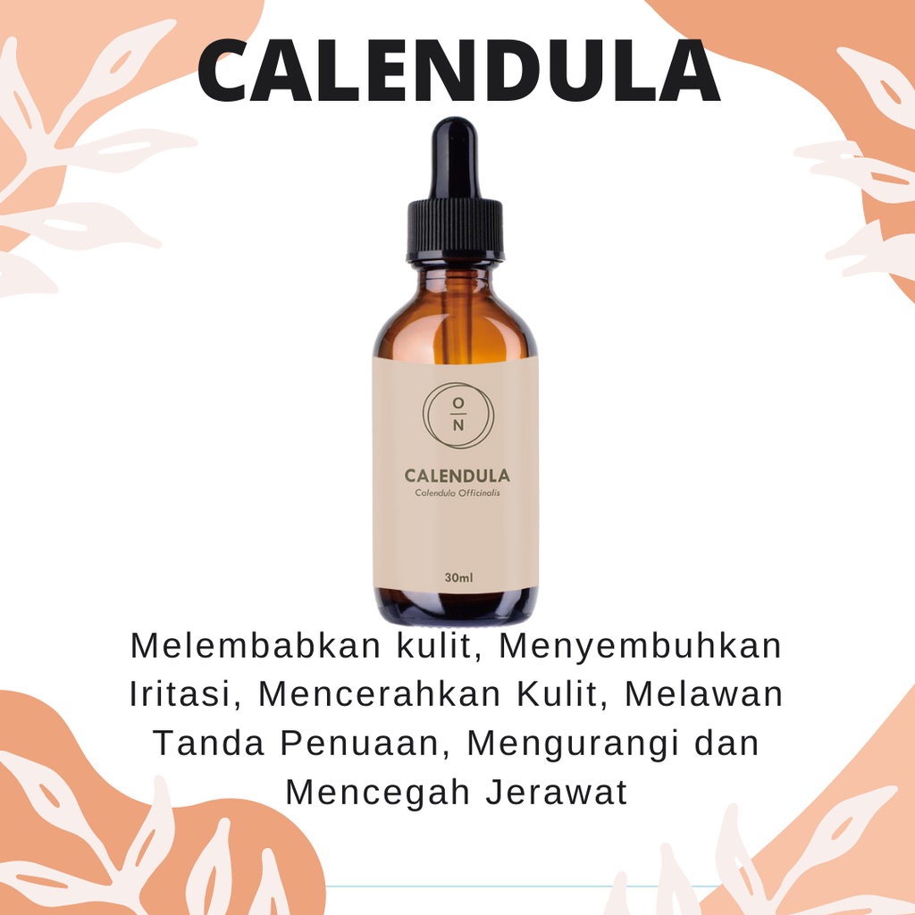 Jual Pure Calendula Face Oil Natural Serum Wajah Perawatan Anti Aging ...