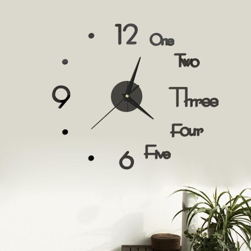 Jual Jam Dinding Acrylic Aktif , Motif Angka Titik | Shopee Indonesia