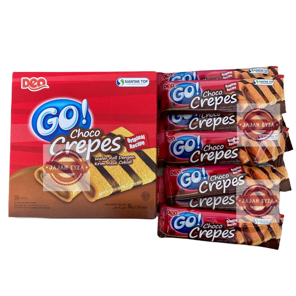 Jual SIANTARTOP GO CHOCO CREPES BOX 24 PCS | Shopee Indonesia