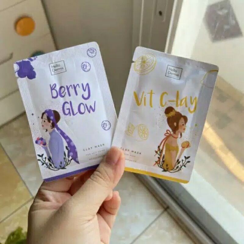 Jual [Hello Derma] Masker limited edition dari hello derma terdiri dari ...
