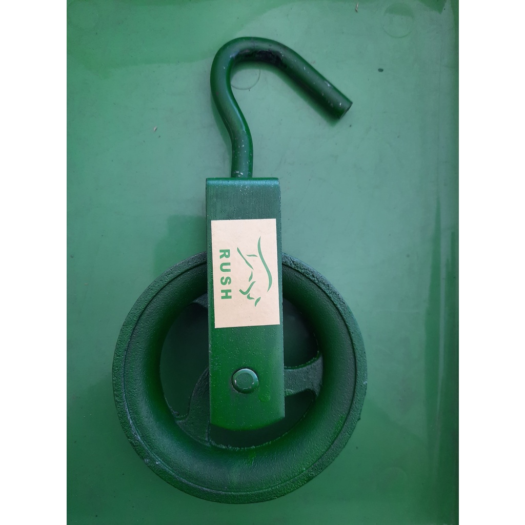 Jual Kerekan Timba Sumur Besi Bulat 5 inch / Katrol Gantung Rush ...