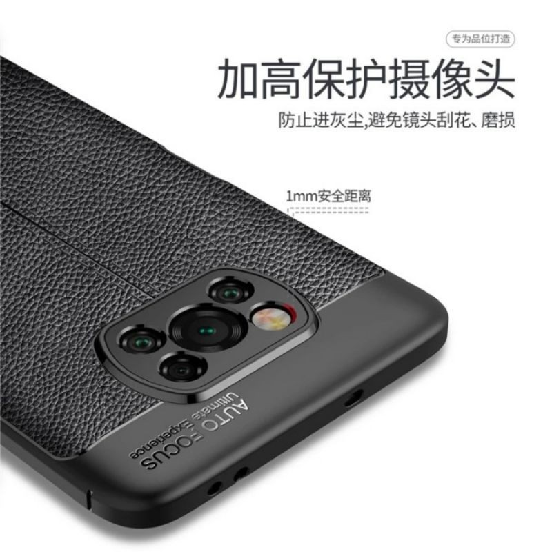 Jual Casing Softcase Xiaomi Poco X3 NFC Silicon Litch Leather Style ...