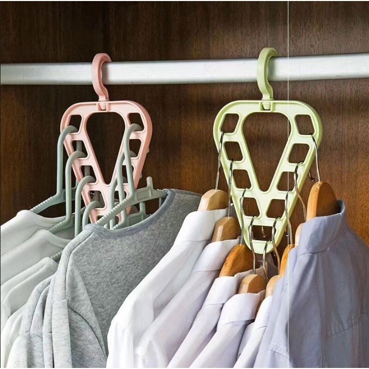 Jual love hanger Magic Hanger 9 in 1 Bentuk Love / Gantungan Baju 9 ...