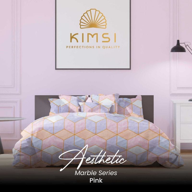 Jual SEPRAI AESTHETIC MOTIF TERBARU / SPREI AESTHETIC EMILY KOREAN ...
