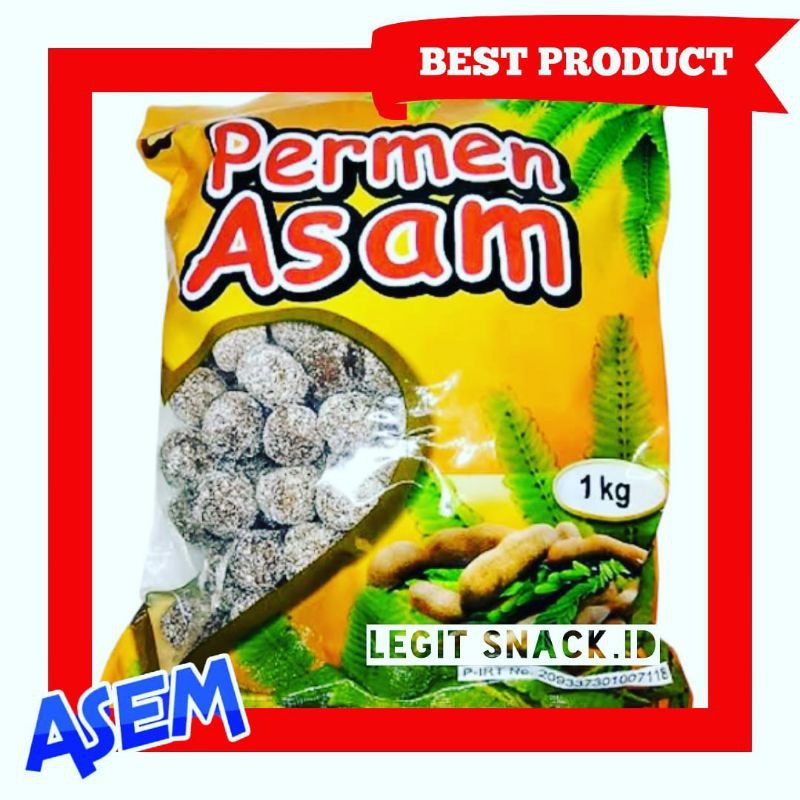 Jual Permen Asem Jawa Bulat Asam 1 Kg | Shopee Indonesia