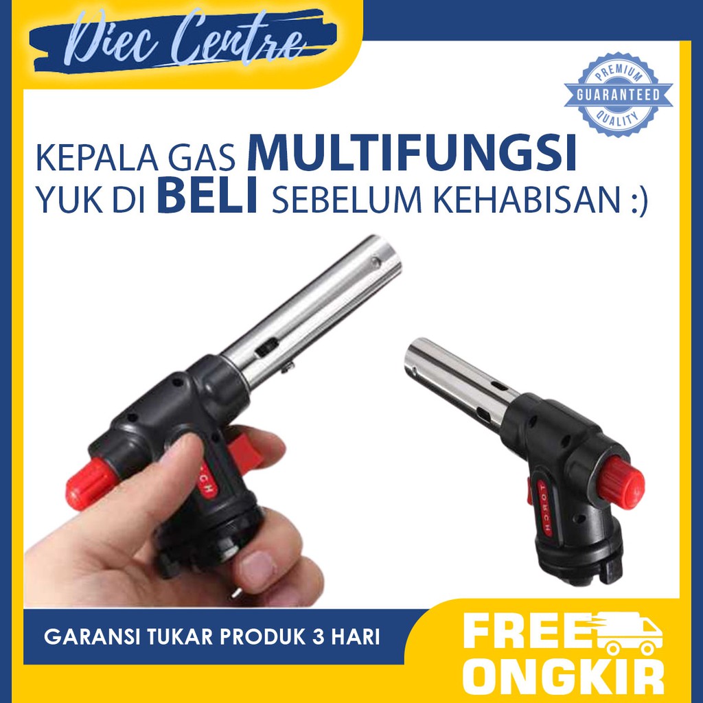 Jual Blow Torch Gas Torch Portable Flame Gun Kepala Gas Butane Jet Torch Multi Purpose Torch ...