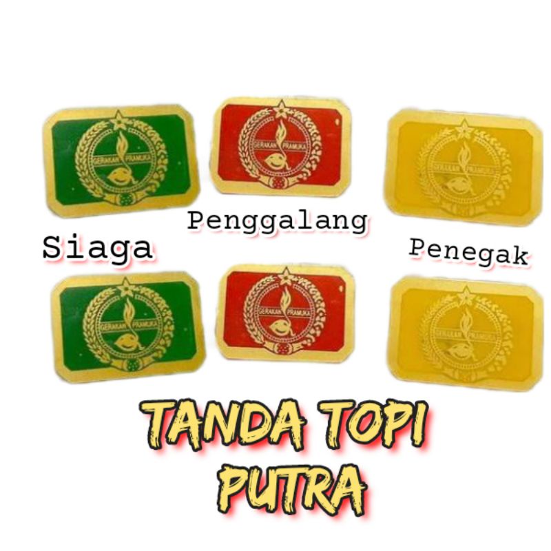 Jual Tanda topi pramuka putra - emblem topi - pin topi baret | Shopee ...