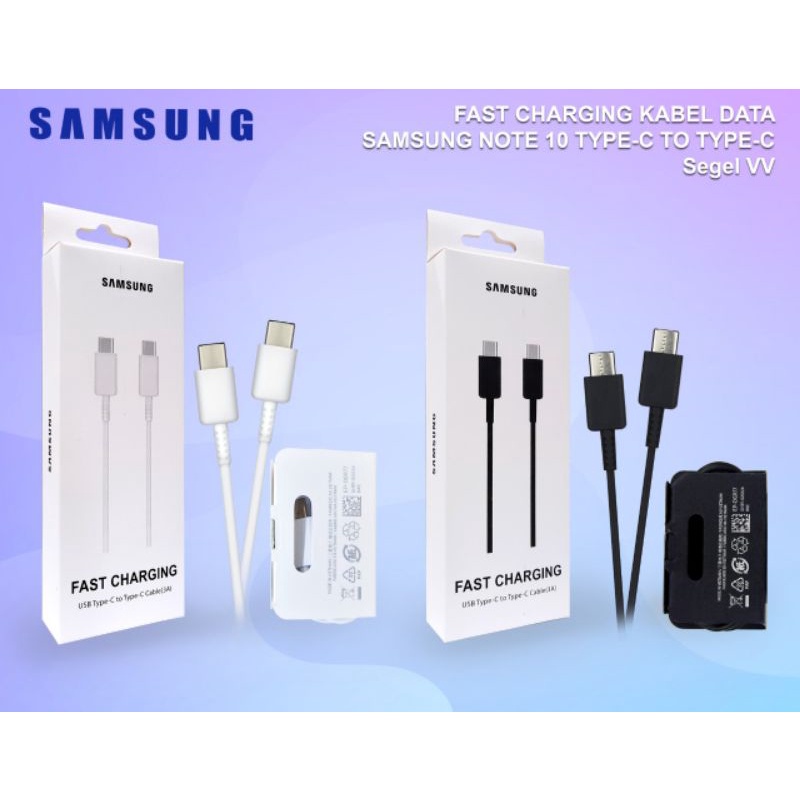 Jual Kabel data Fast Charging samsung Note 10 Type C lightning original ...