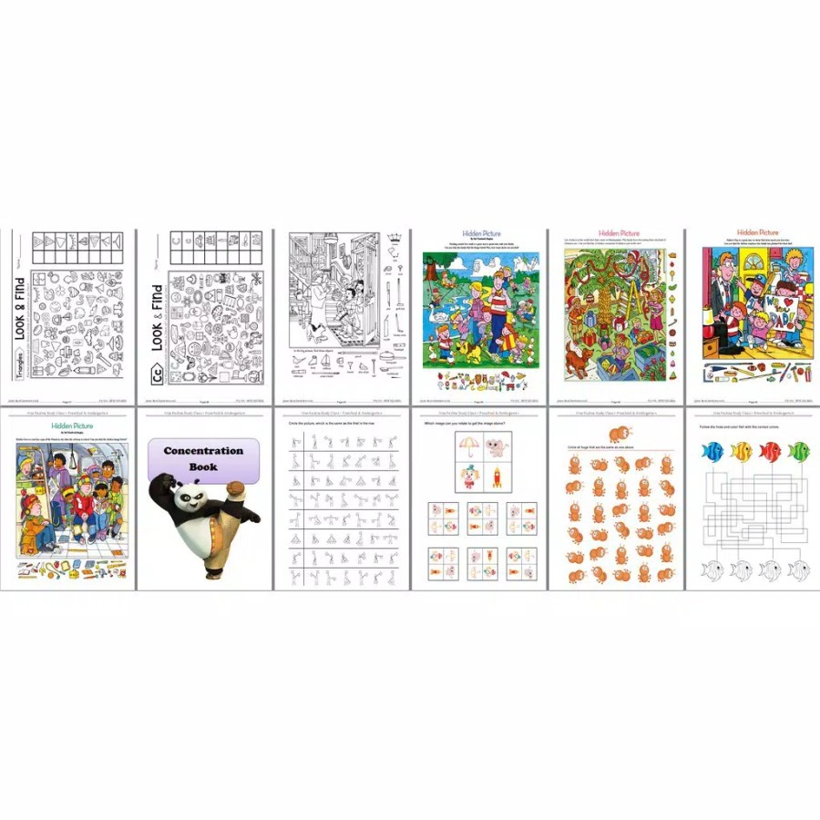 Jual Concentration Book - Worksheet Latihan Fokus dan Konsentrasi Anak ...