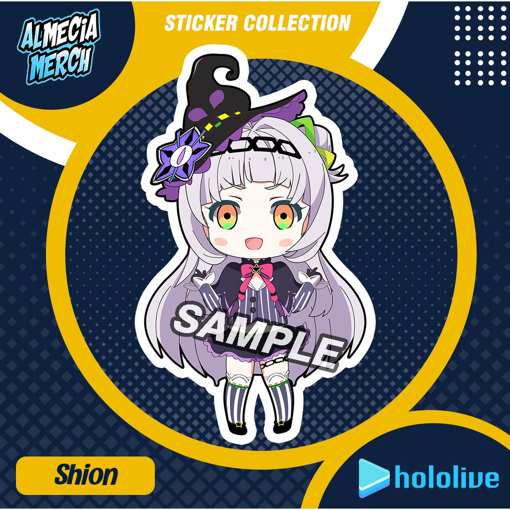 Jual Sticker Hololive JP Murasaki Shion / Stiker Vtuber Shion | Shopee ...