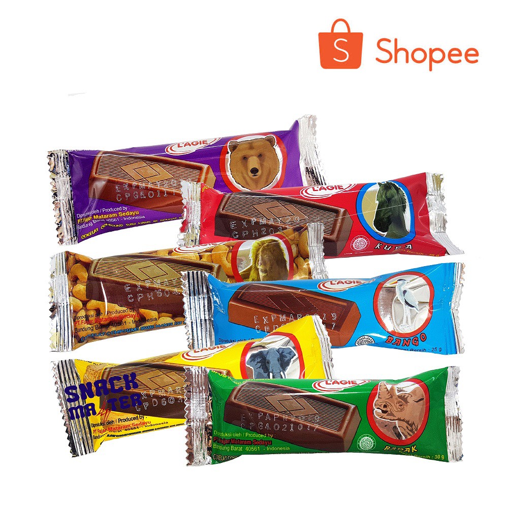 Jual L'AGIE Animal Series Milk Chocolate - Netto 25 gr | Shopee Indonesia