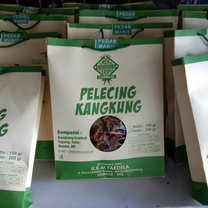 Jual KERIPIK PELECING KANGKUNG KHAS LOMBOK | Shopee Indonesia