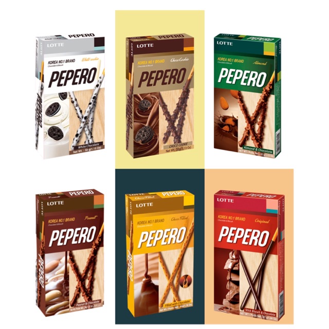 Jual Lotte pepero white choco peanut almond cookie filled original ...