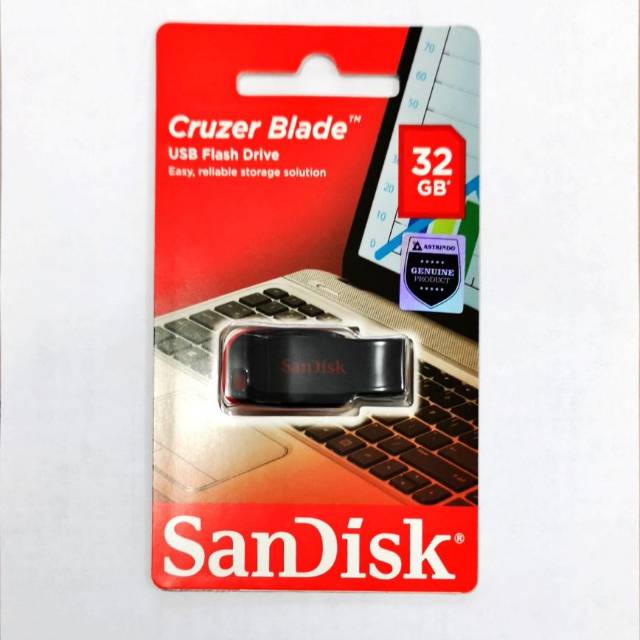 Jual SanDisk Cruzer Blade 32gb Garansi RESMI | Shopee Indonesia
