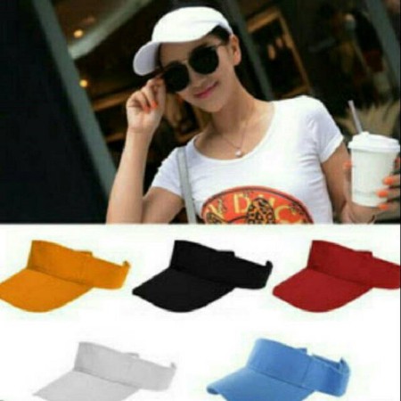Jual TOPI CADDY POLOS DEWASA lidah kecil, topi senam, topi wanita, topi ...