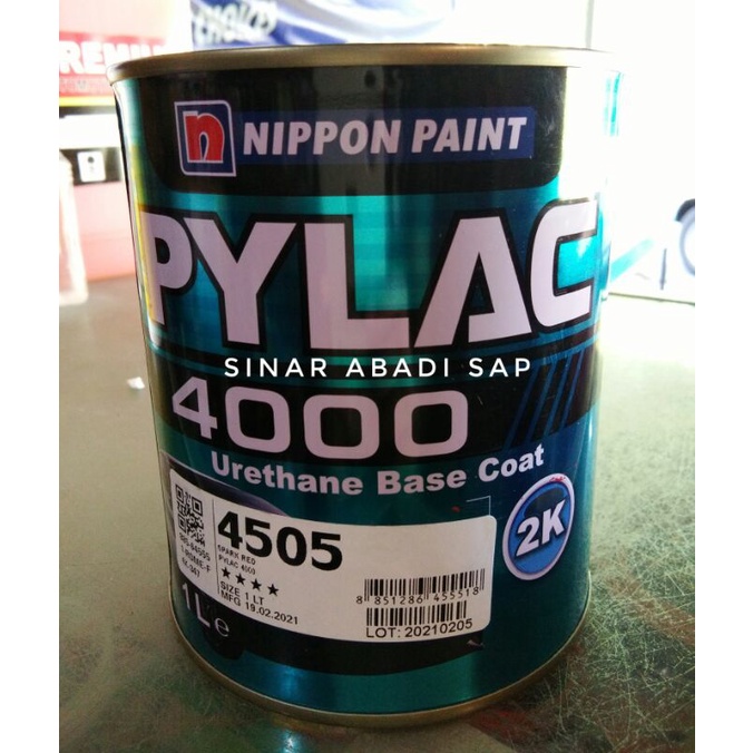 Jual Cat PU Pylac 4505 Spark Red - 1 Kg | Shopee Indonesia