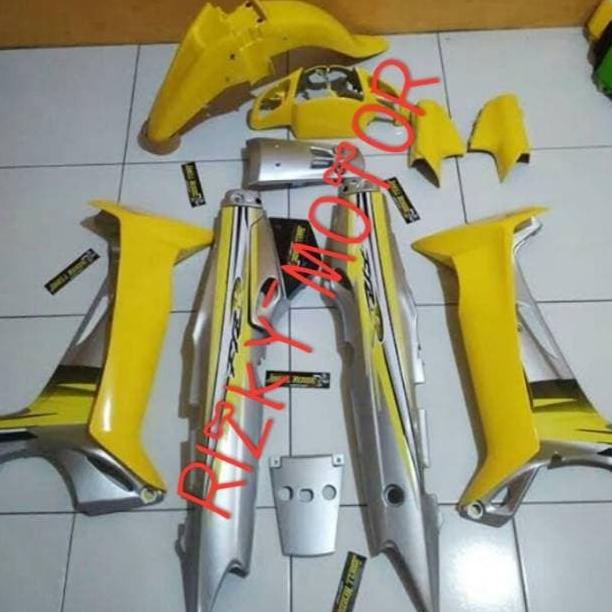 Jual Cover Full Body Halus Yamaha Fizr(F1Zr) Kuning Silver Milenium ...