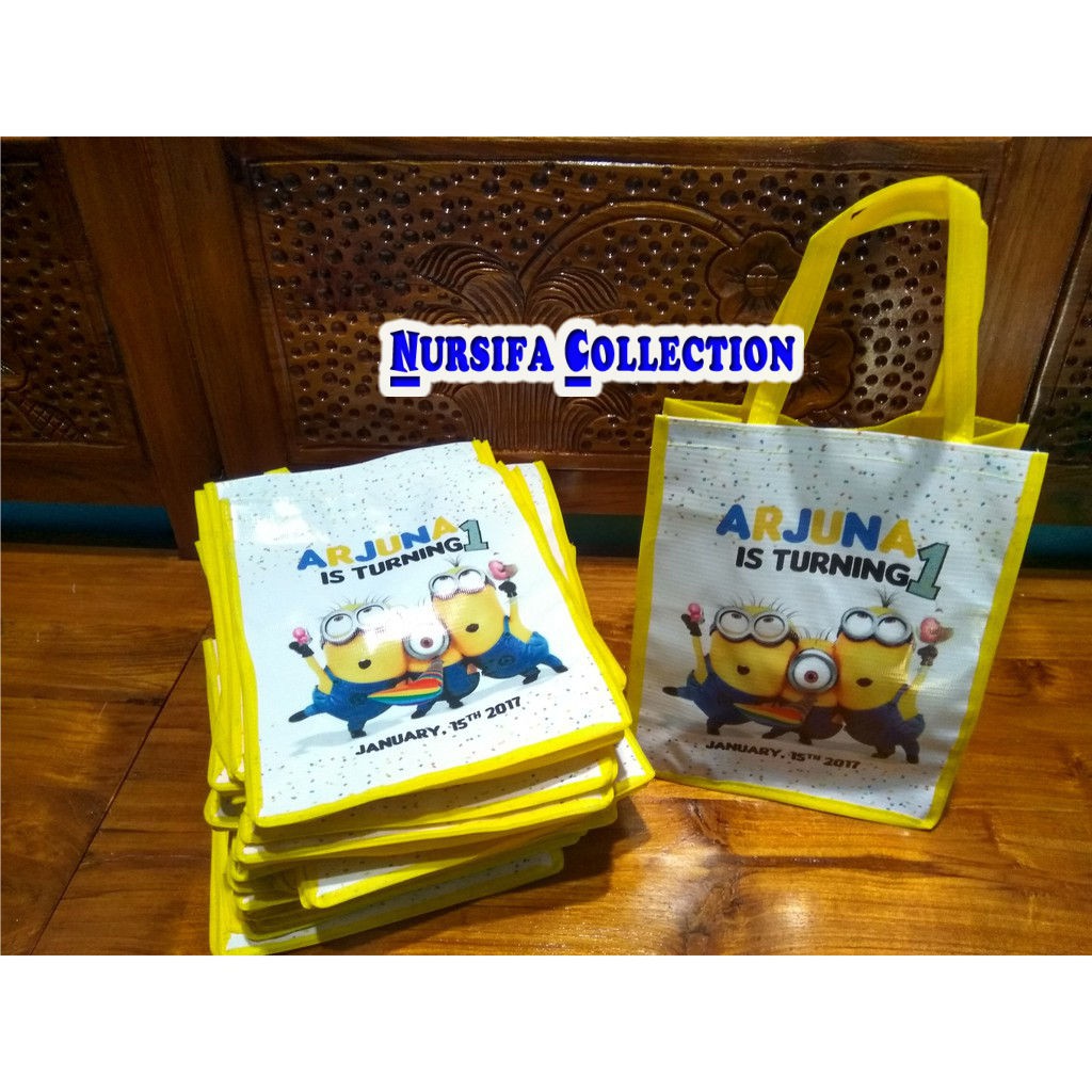 Jual Tas Ulang Tahun Banner Kantong Ukuran 20x25 Tas Undangan ...