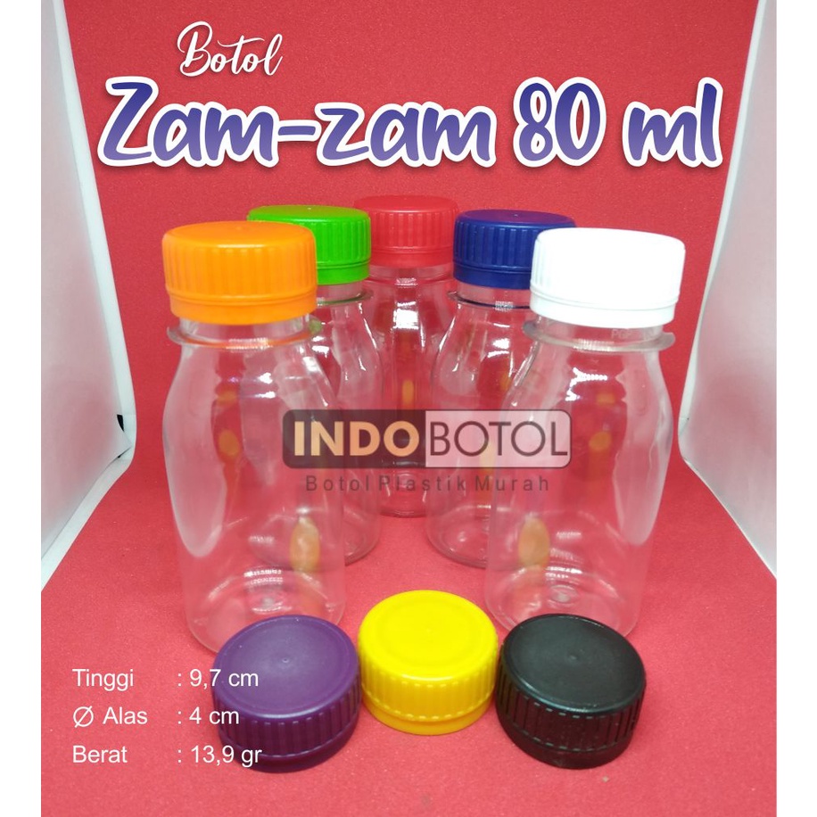 Jual Botol Zam-zam 80 ml per ball isi 100 pc | Shopee Indonesia