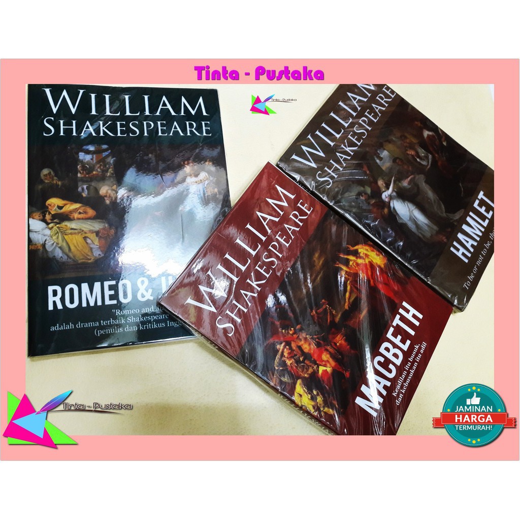 Jual PAKET NOVEL BESTSELLER - ROMEO DAN JULIET - MACBETH - HAMLET ...