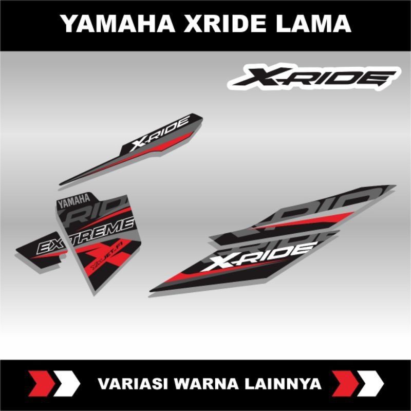 Jual ASESORIS BODY MOTOR VARIASAI STIKER/STRIPIG X RAIDE/DECAL XRIDE ...
