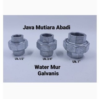 Jual Water Mur/Union Besi Galvanis 3/4"(inch) | Shopee Indonesia