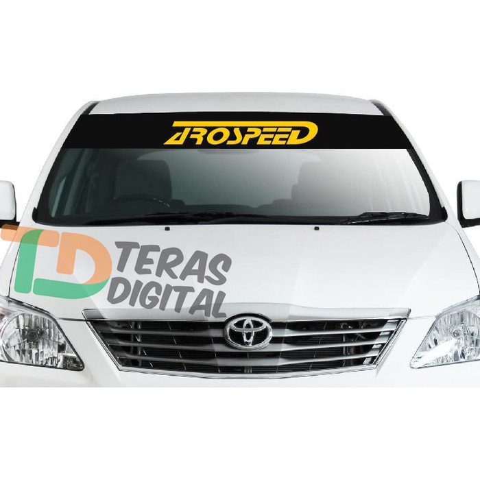 Jual Sticker Windshield Kaca Depan Mobil Arospeed | Shopee Indonesia