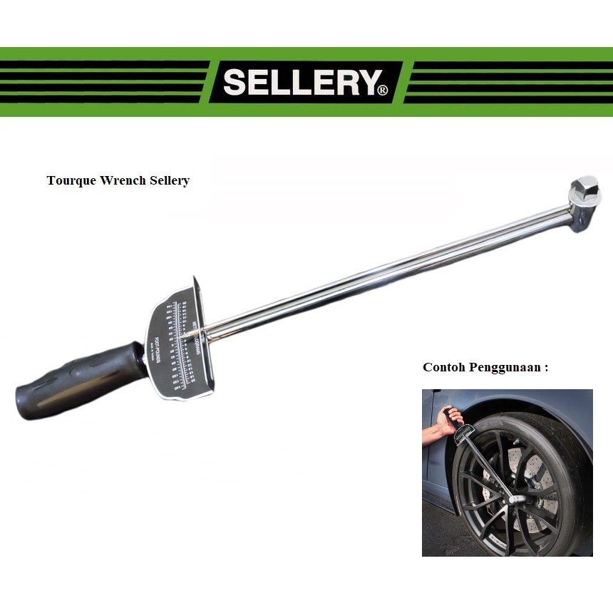 Jual Sellery Kunci Torsi / Torque Wrench 1/2 Inch / Kunci Momen Torsi ...