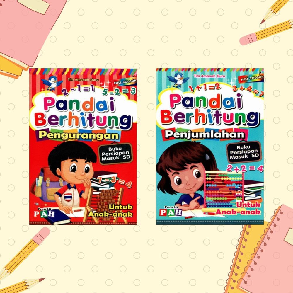 Jual PAH PENJUMLAHAN PENGURANGAN BERWARNA - Buku Aktivitas Anak Belajar ...