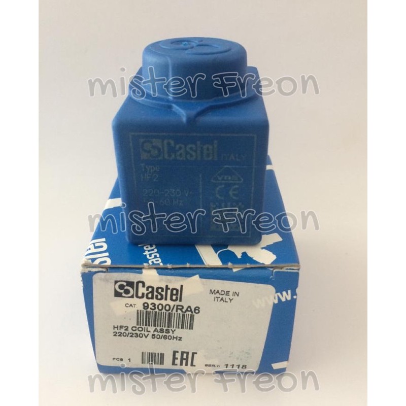 Jual Solenoid Coil CASTEL HF2 9300/RA6 | Shopee Indonesia