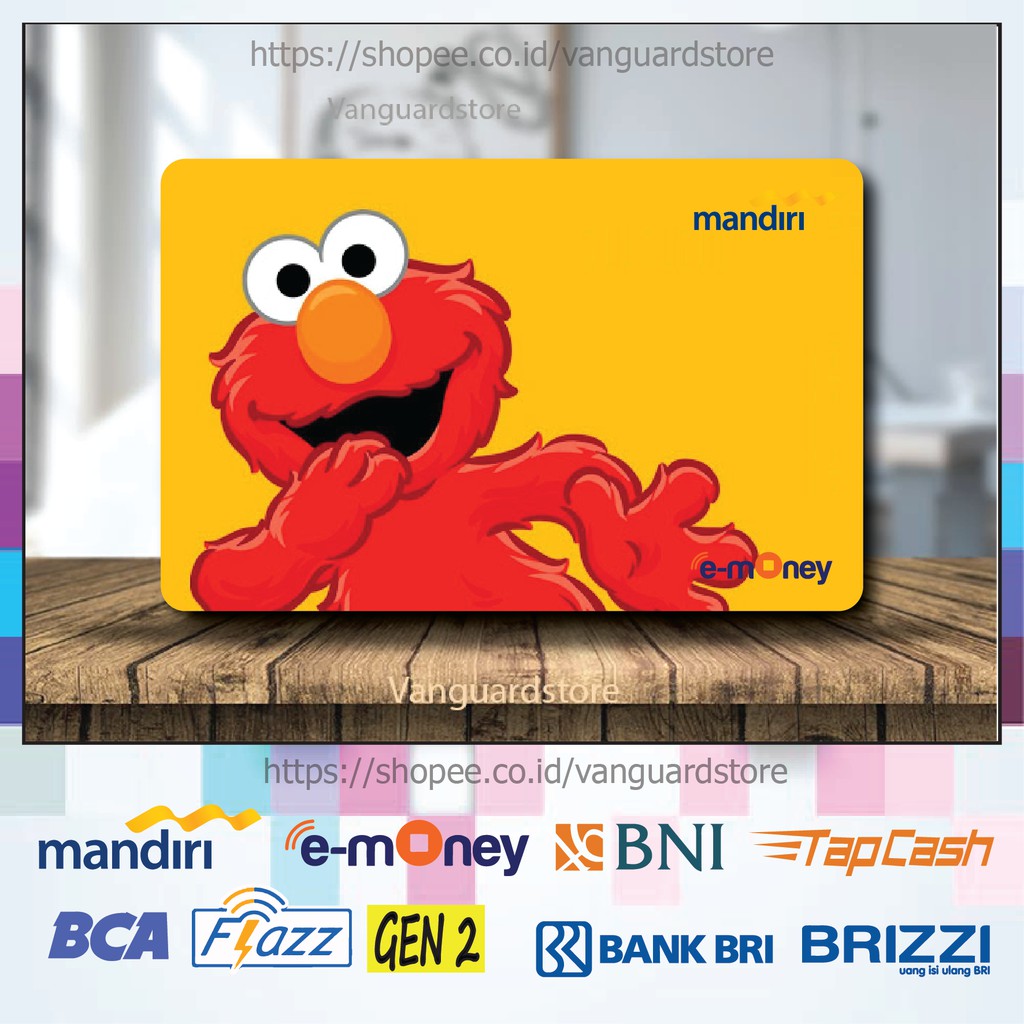 Jual KARTU E MONEY E TOLL KARTUN ELMO MERAH ANIME 15 EMONEY MANDIRI ...