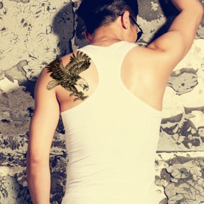 Jual Stiker Tato Temporer Motif Burung Rajawali Besar Tahan Air Untuk ...