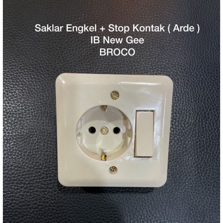 Jual SAKLAR ENGKEL + STOP KONTAK TANEM ARDE BROCO NEW GEE | Shopee ...