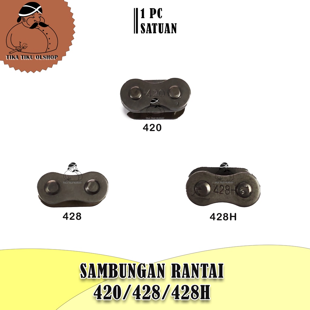 Jual Sambungan rantai motor type 420/428/428H [Pc] | Shopee Indonesia