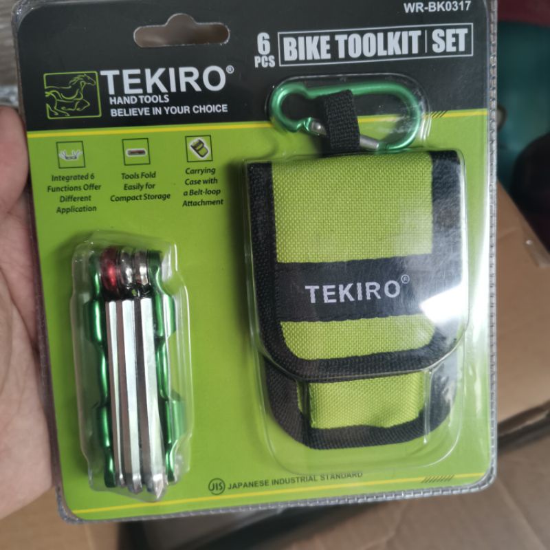 Jual kunci set sepeda 6 pcs TEKIRO bike toolkit set kunci l bintang set ...