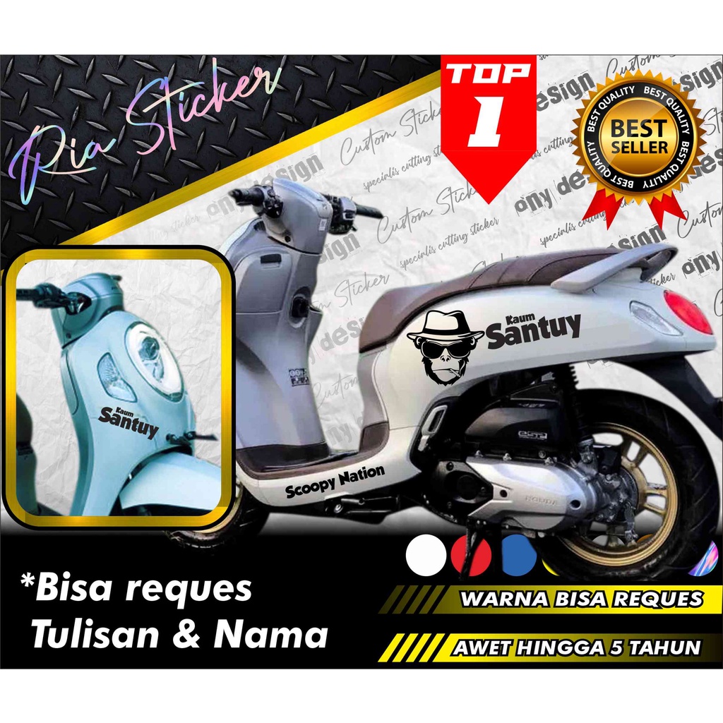 Jual STIKER SCOOPY TERBARU 2023 STRIPING SCOOPY PRESTIGE KEREN | Shopee ...