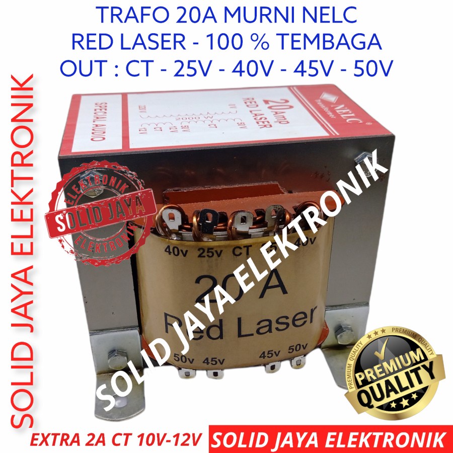 Jual TRAVO TRAFO 20A MURNI BESAR RED LASER NELC CT 25V 40V 45V 50V 20 A AMPER TRANFORMER KOTAK ...
