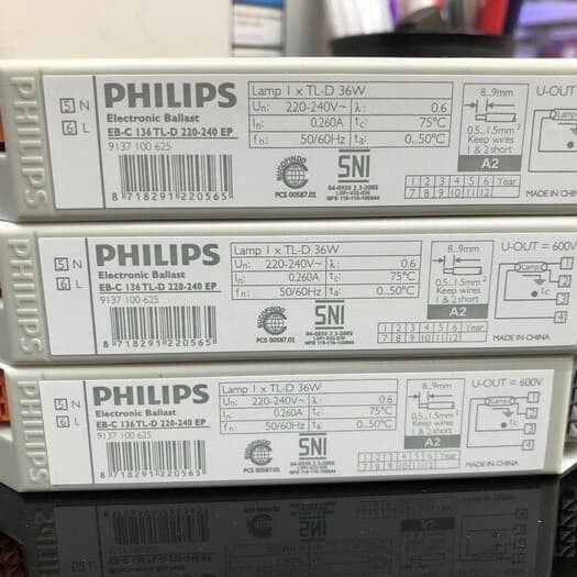 Jual Ballast Travo TL Elektronik EBC 136 36 Watt Ep Philips EBCEP 36w | Shopee Indonesia