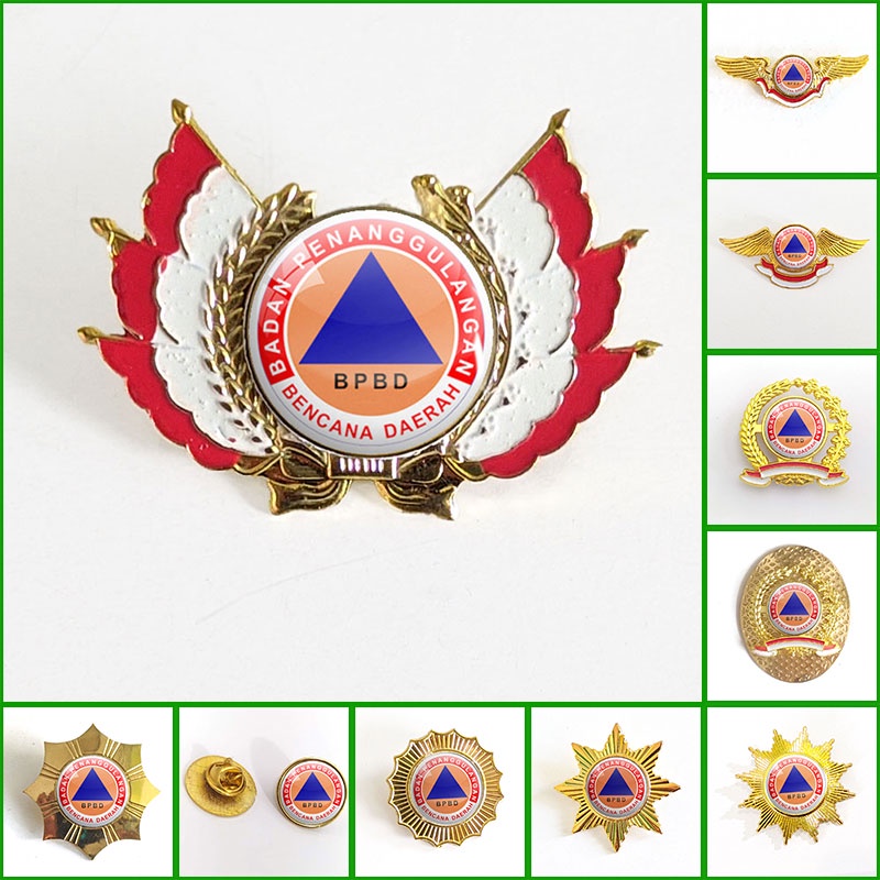 Jual Pin BPBD Pin Bros Wing Logo BPBD - Bros Badan Penanggulangan ...