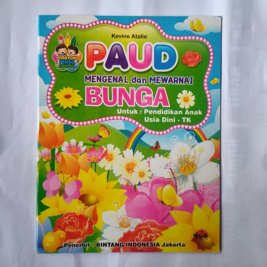 Jual Buku PAUD mengenal dan mewarnai bunga | Shopee Indonesia