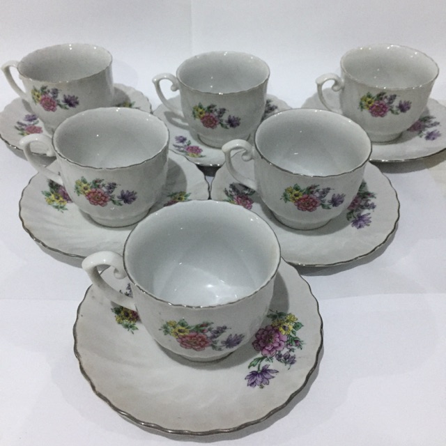 Jual Tea Set / Cangkir Set Sango 6 Set | Shopee Indonesia