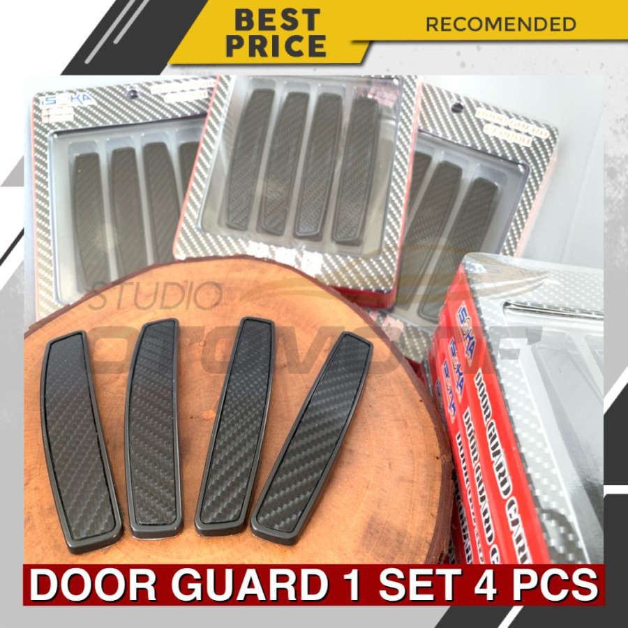 Jual Door Guard Pelindung Pintu Mobil Carbon Bumper Door Guard 4 Pcs ...