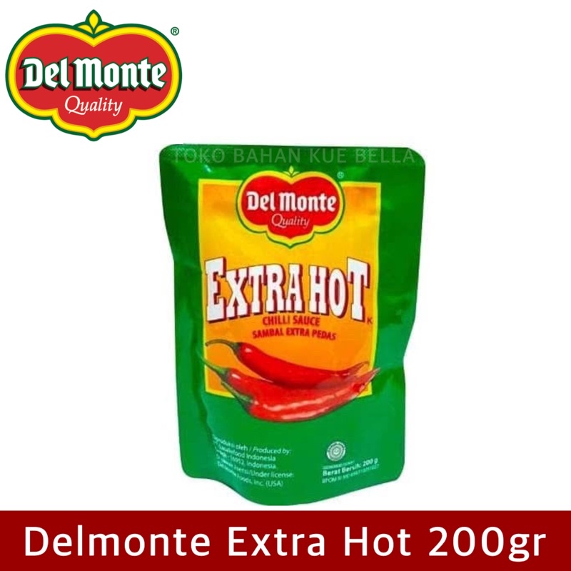Jual Delmonte EXTRA HOT 200gr (POUCH) Saus Sambal Chili Sauce | Shopee ...