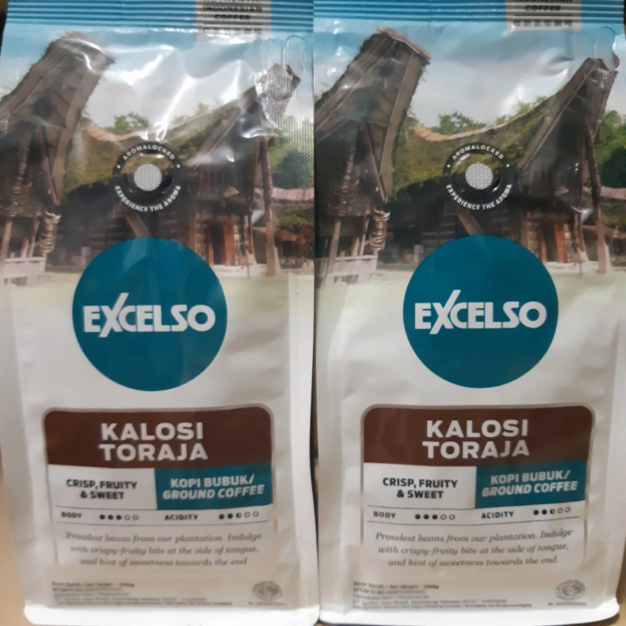Jual kopi excelso kalosi toraja bubuk 200 gram | Shopee Indonesia