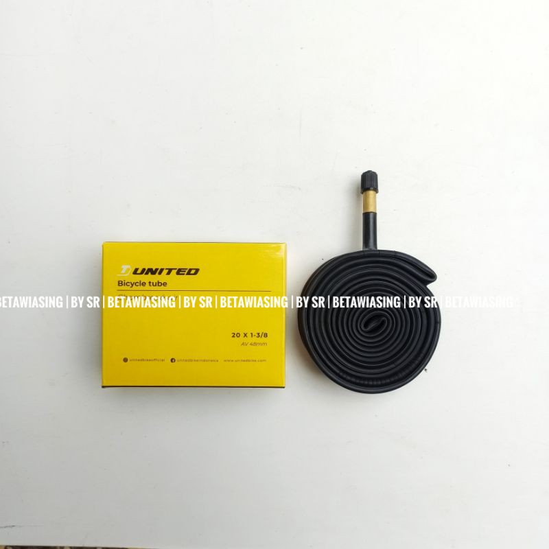 Jual Ban Dalam 20 x 1 3/8 AV 48 mm Ban Dalam Sepeda United 20 x 1 3/8 Pentil Motor | Shopee ...