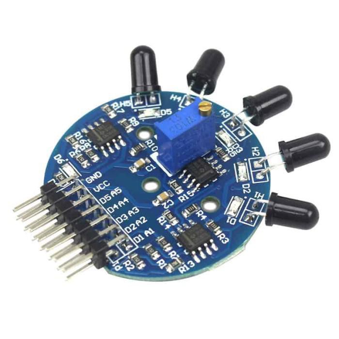 Jual Flame sensor api 5 Channel detector pendeteksi Fire module for ...