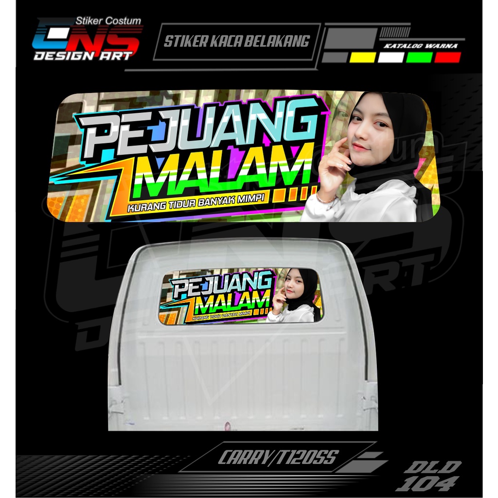 Jual Stiker Kaca Belakang One Way CARRY / T120SS Pick Up Sticker Cewek ...
